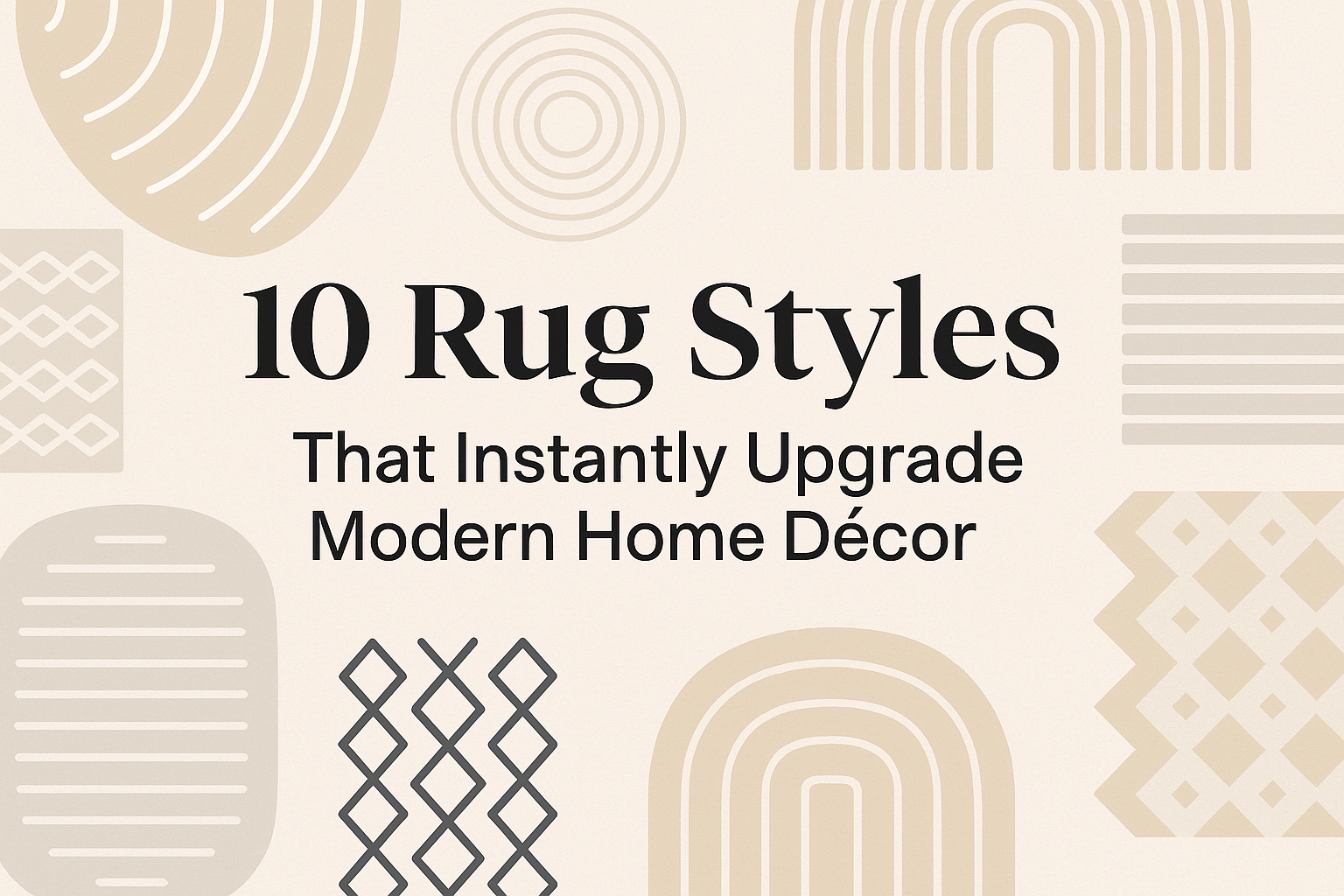 10 Rug Styles That Instantly Upgrade Modern Home Décor – USTIDE