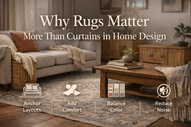 Why Rugs Matter More Than Curtains in Home Design – USTIDE